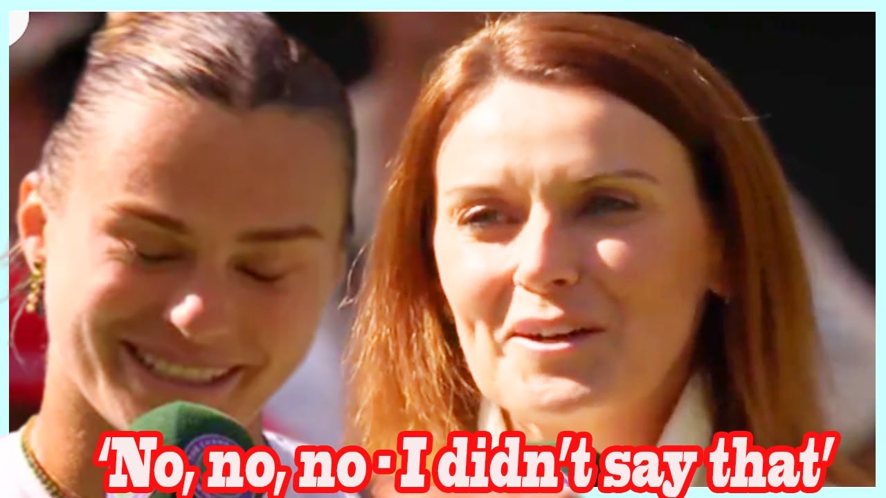 Wimbledon star forced to correct BBC presenter during awkward live ...