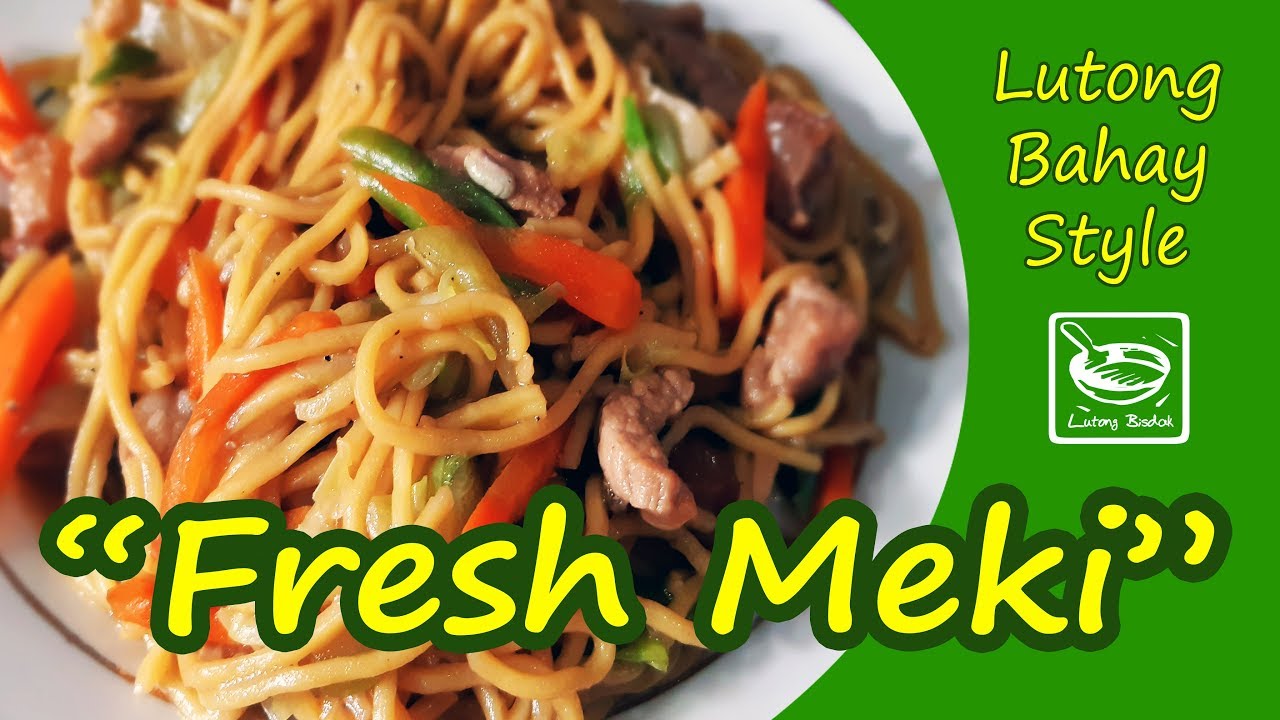 HOW TO COOK FRESH MEKI GUISADO LUTONG BAHAY STYLE | PINOY STYLE ...