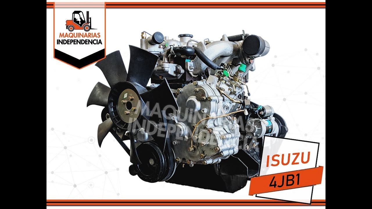 Motor Isuzu 4JB1 para Autoelevadores y Minicargadoras - YouTube