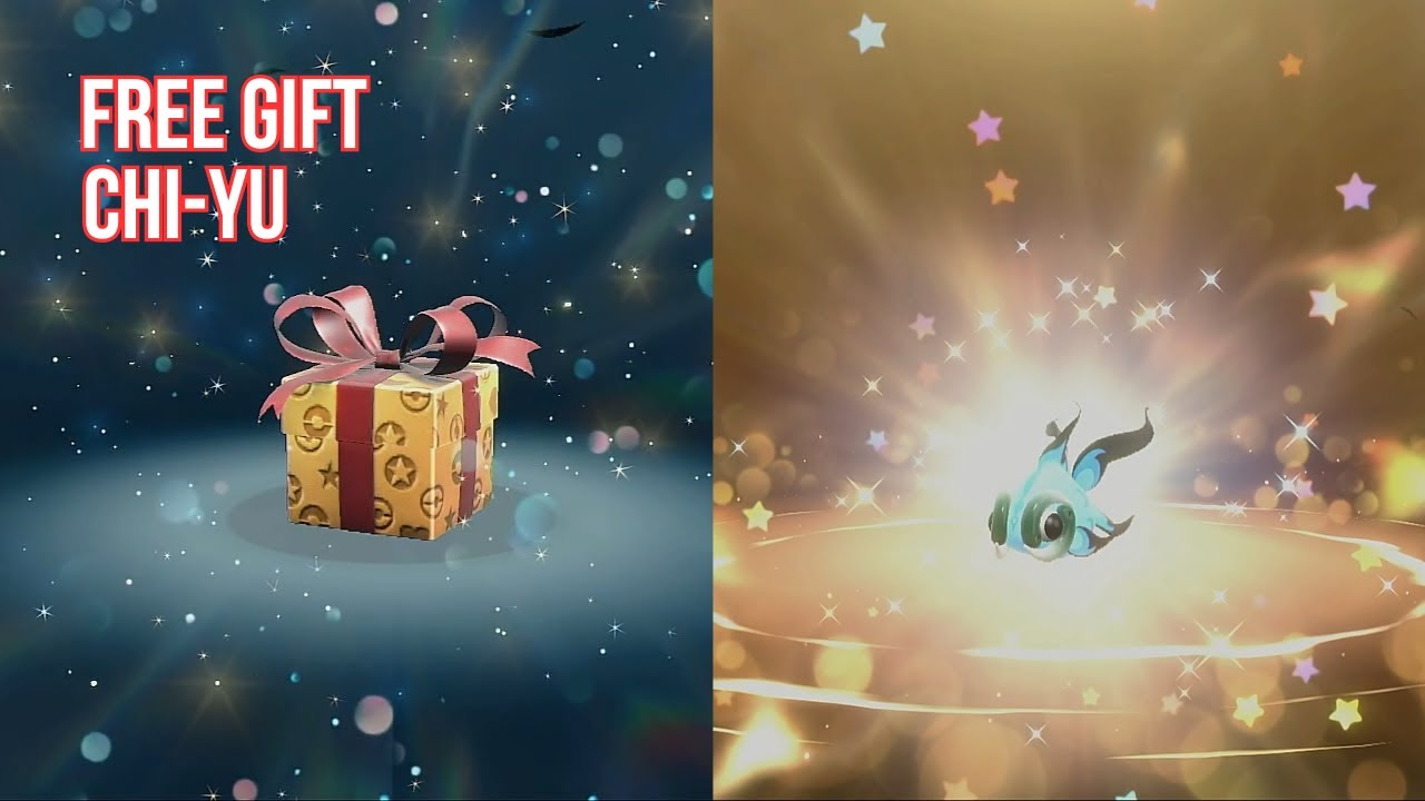 Free Gift [SHINY] Chi-Yu - Pokemon Scarlet & Violet - YouTube