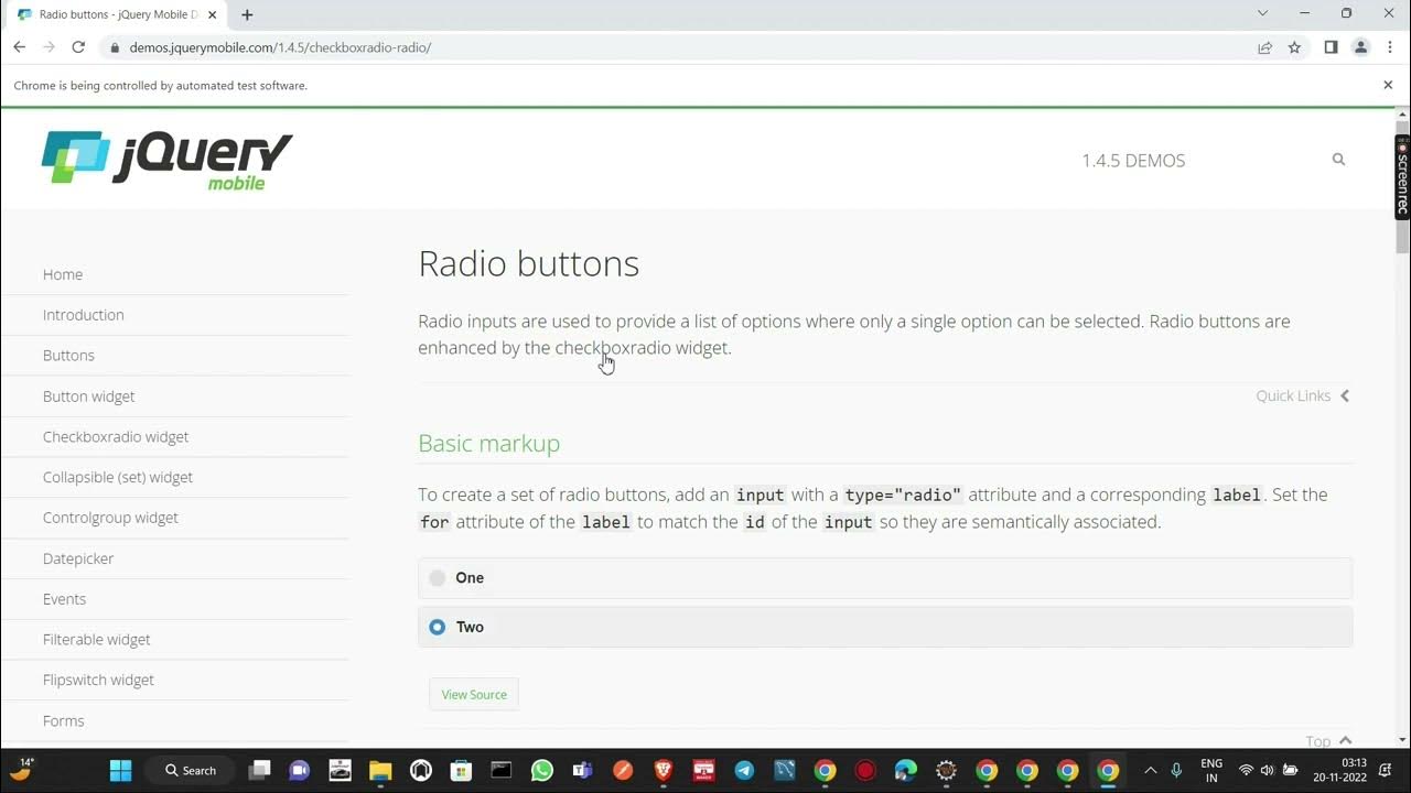 Handling RADIO BUTTONS over a webpage | Selenium WebDriver | Lecture 38 - YouTube