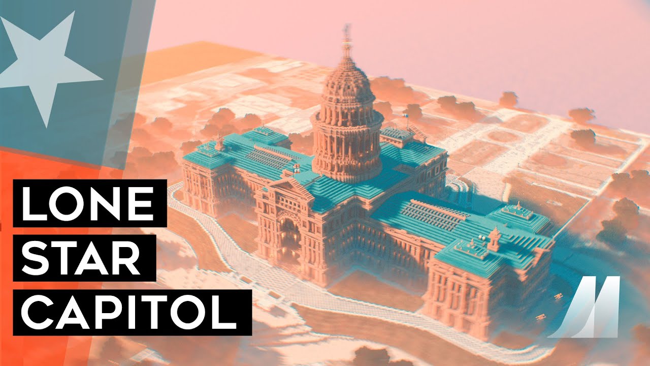 Minecraft Build Cinematic - Texas Capitol - YouTube