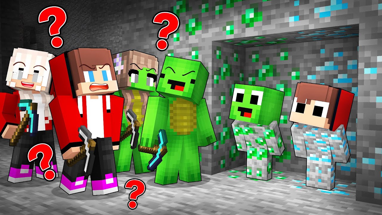 JJ and Mikey Babies vs JJ and Mikey Parents Hide and Seek Battle in Minecraft - Maizen - YouTube