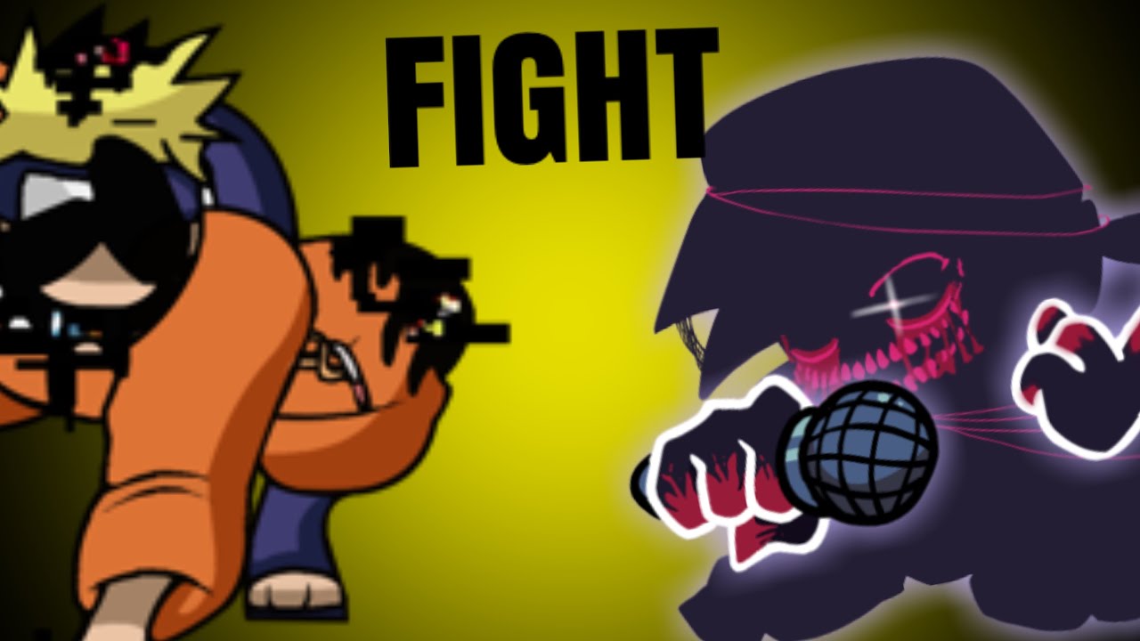 Friday night funkin mod corrupted boyfriend vs glitch Naruto FIGHT ...