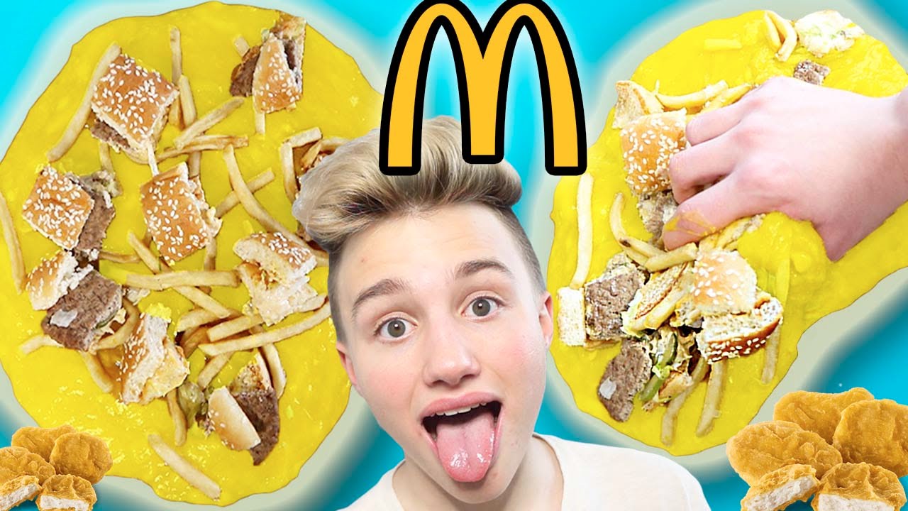DIY MCDONALDS SLIME | Edible Fast Food GOO - YouTube