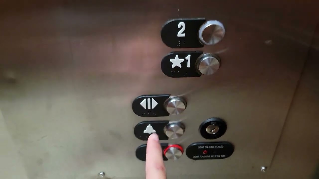 Alarm Time: Ringing the Otis Series 5 elevator alarm - YouTube