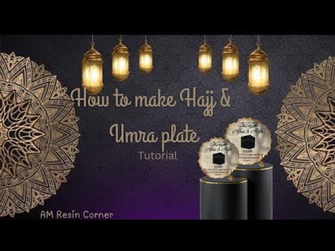 Hajj/Umrah Plate Tutorial || Easy Way || For Beginners - YouTube