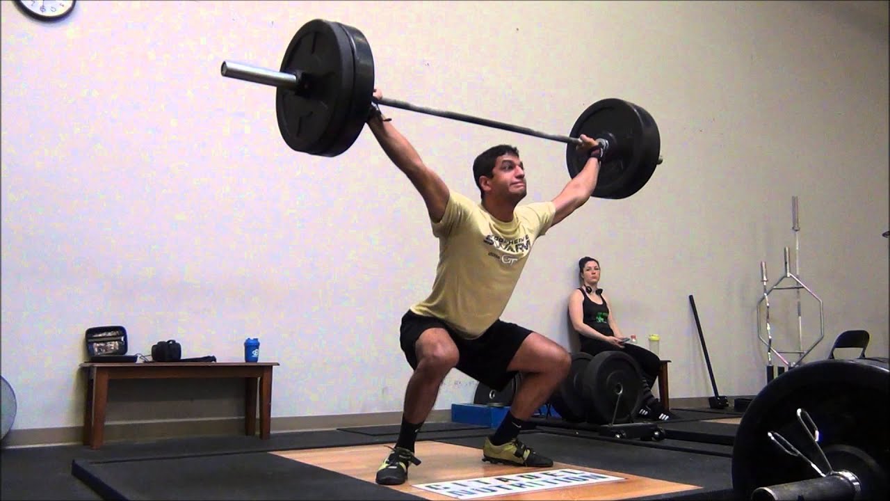 Snatches, log cleans, and deadlifts - YouTube