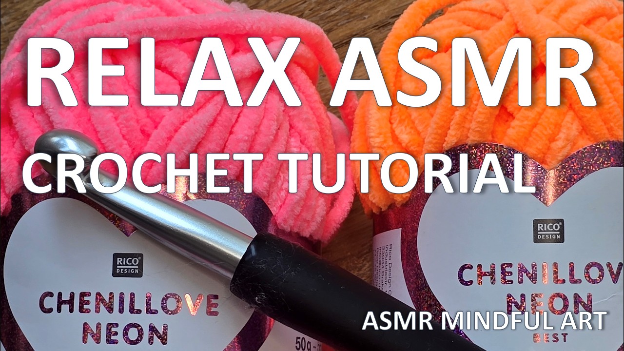 Summer Crochet Tutorial | Relaxing ASMR for Beginners #asmr #crochet # ...