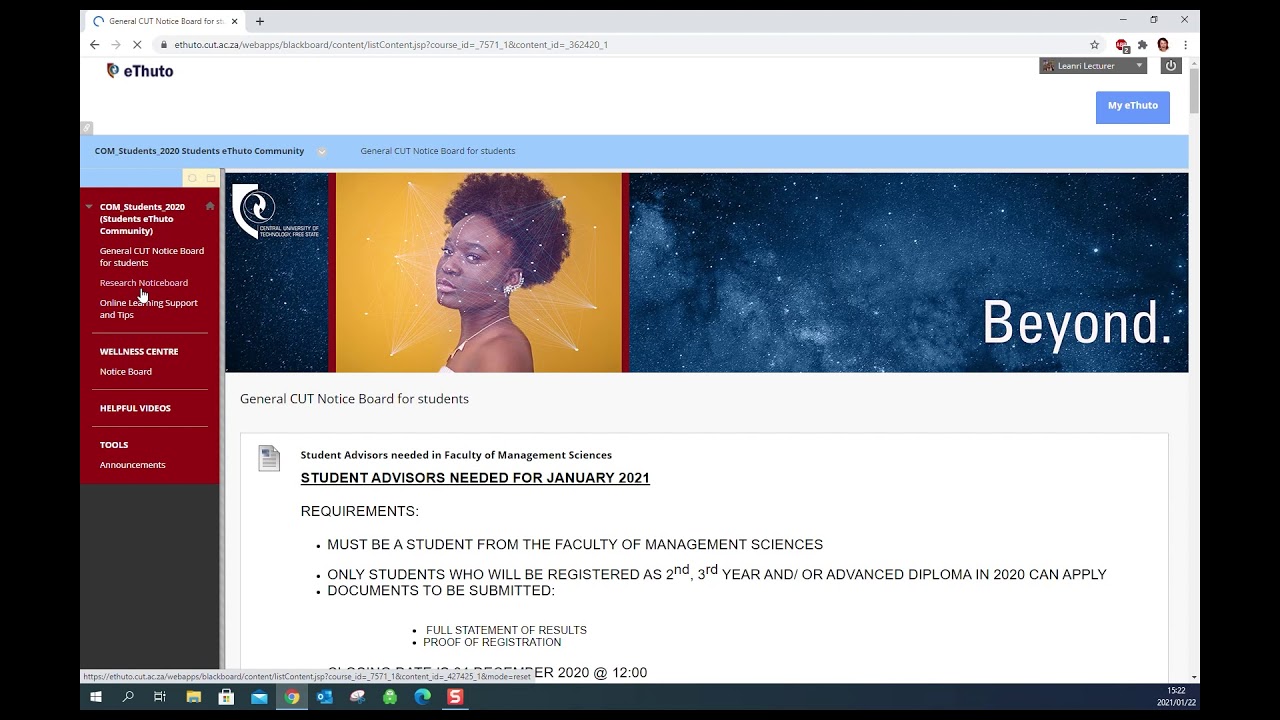 Students: Intro to eThuto (OUTDATED) - YouTube