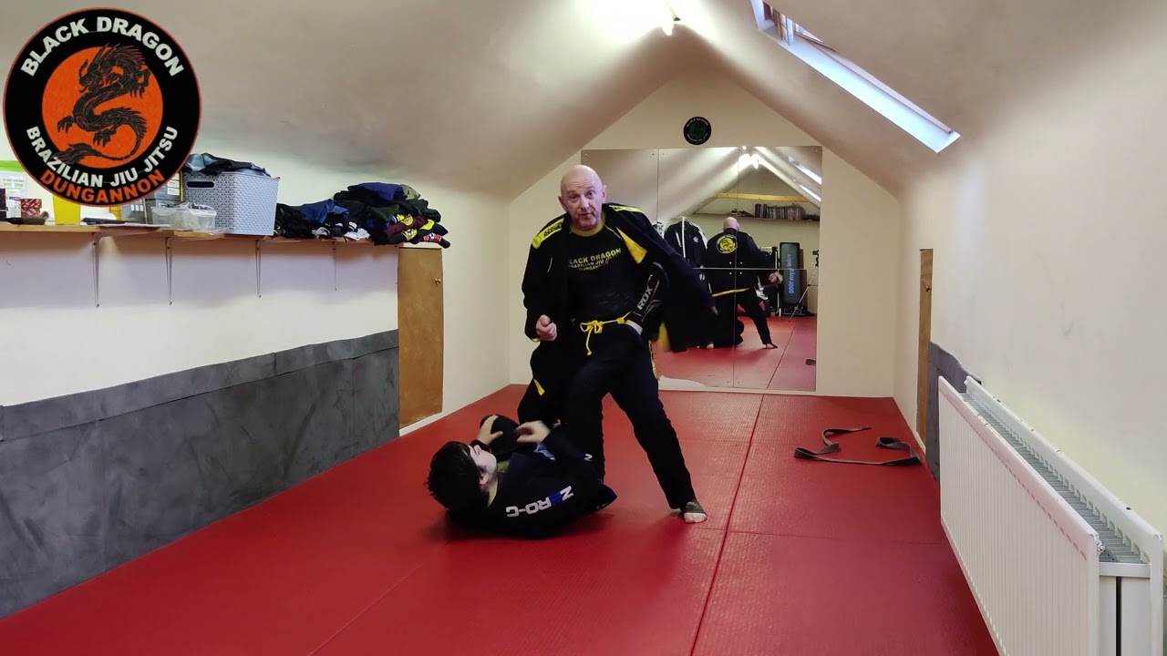 Using The Lapel to break grip and Pass Ringworm Guard - YouTube
