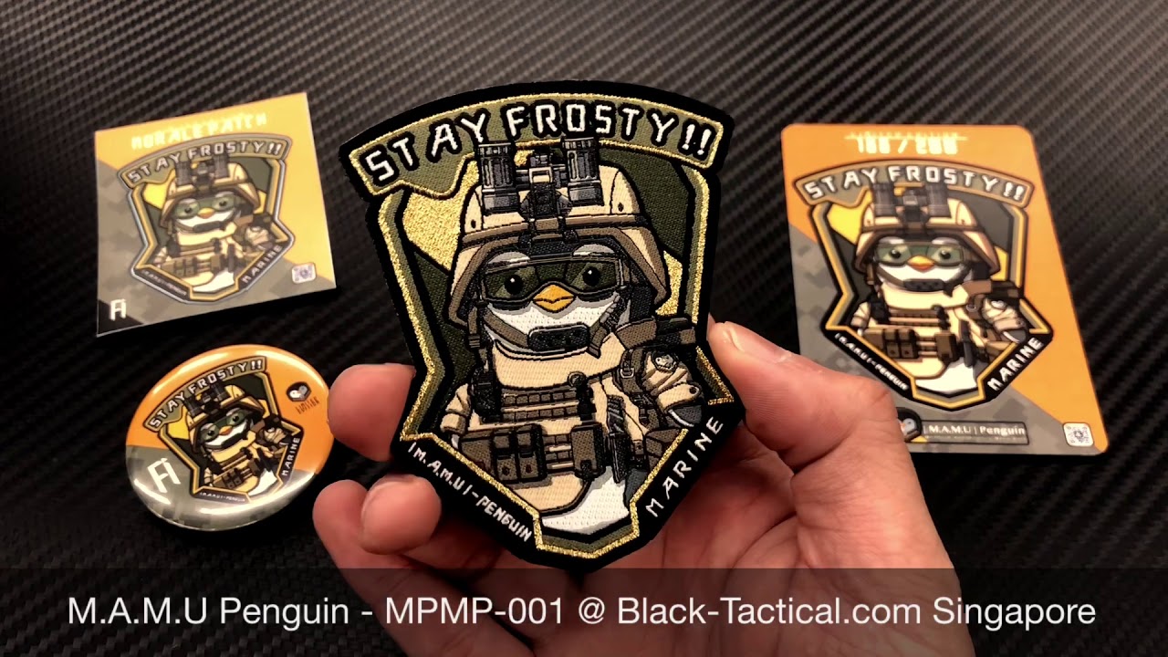 M.A.M.U Penguin Marine Morale Patch - YouTube
