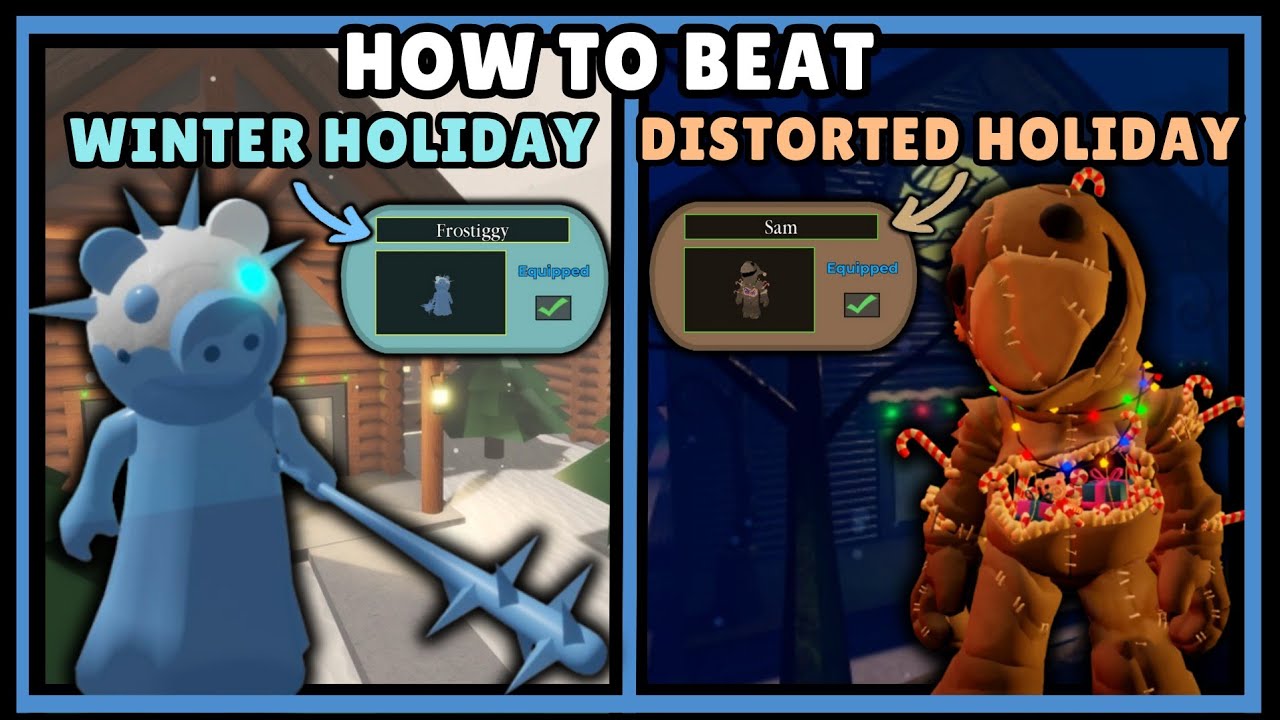 ️ How To Beat WINTER + DISTORTED HOLIDAY in Piggy! (UNLOCK FROSTIGGY ...
