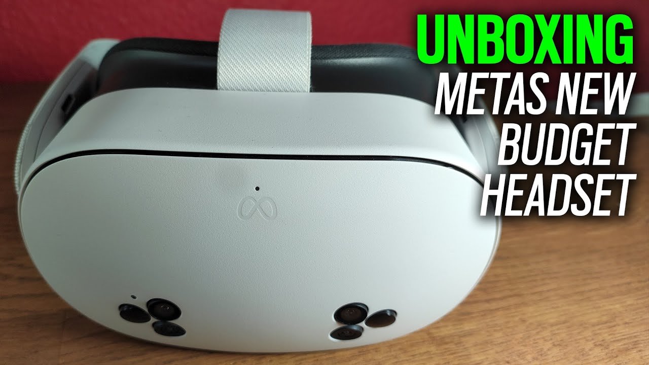 Unboxing Meta Quest 3S - VR Headset - Mixed Reality/Virtual Reality ...