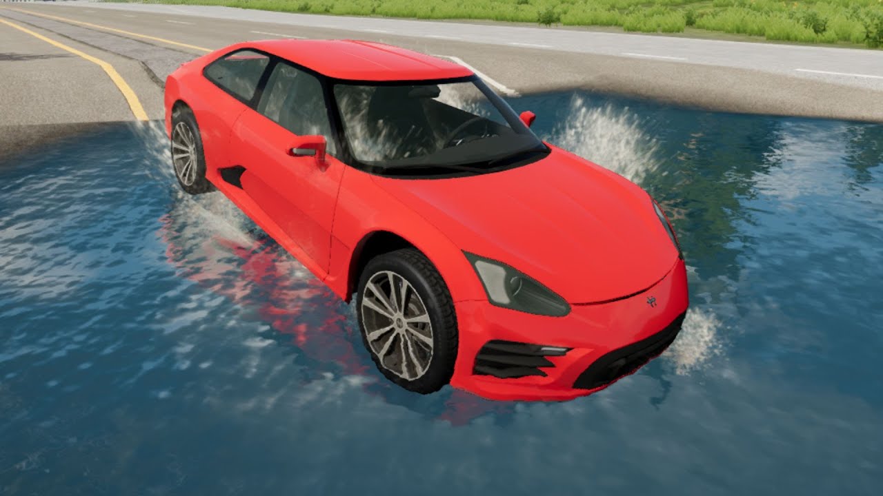 Cars vs Deep Water #3 – BeamNG.Drive - YouTube