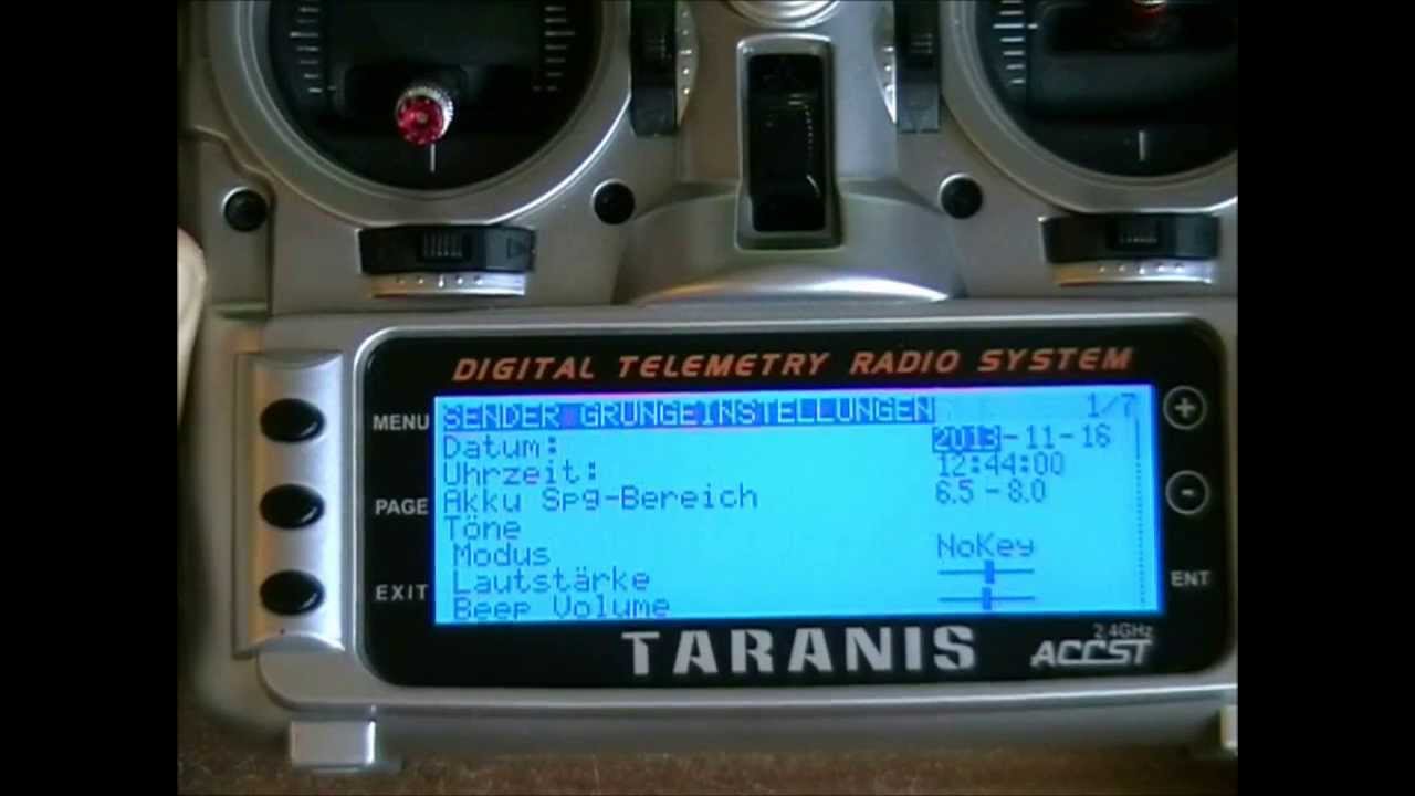 Frsky Taranis Tutorial