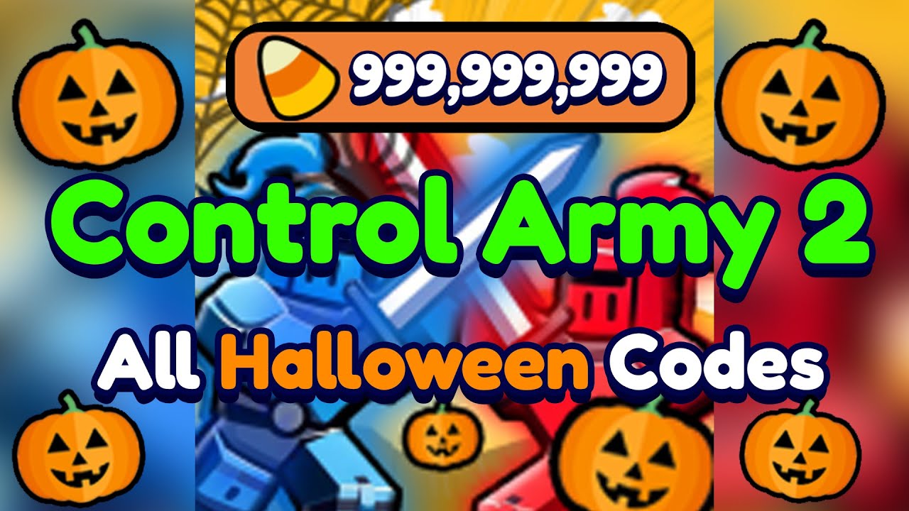 Secret Halloween New Codes in Control Army 2 - YouTube