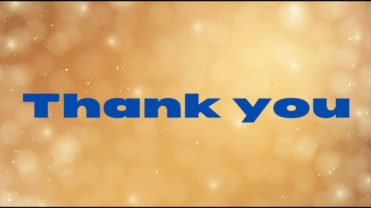 Thank You - YouTube