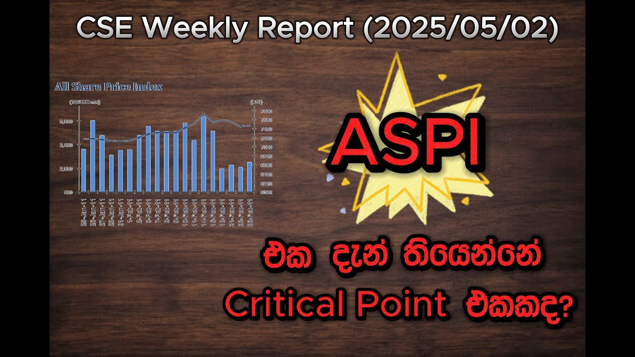 CSE Weekly Report (2025.05.02) : "ASPI at a Crossroads – Big Move Ahead ...