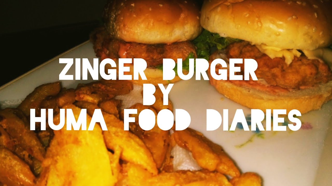 KFC style cripy zinger burger| KFC style crispy chicken burger| Zinger ...