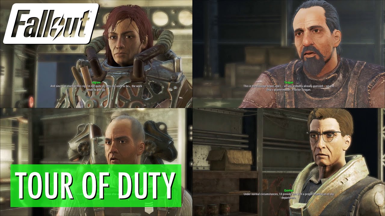 Fallout 4 - Tour of Duty (w/ Sarcastic Dialogues) - YouTube