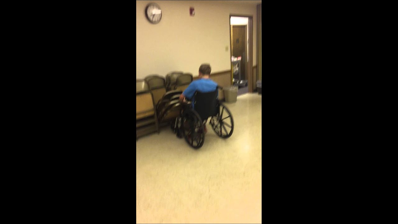 UNBELIAVABLE WHEELCHAIR CRASH! MUST WATCH - YouTube