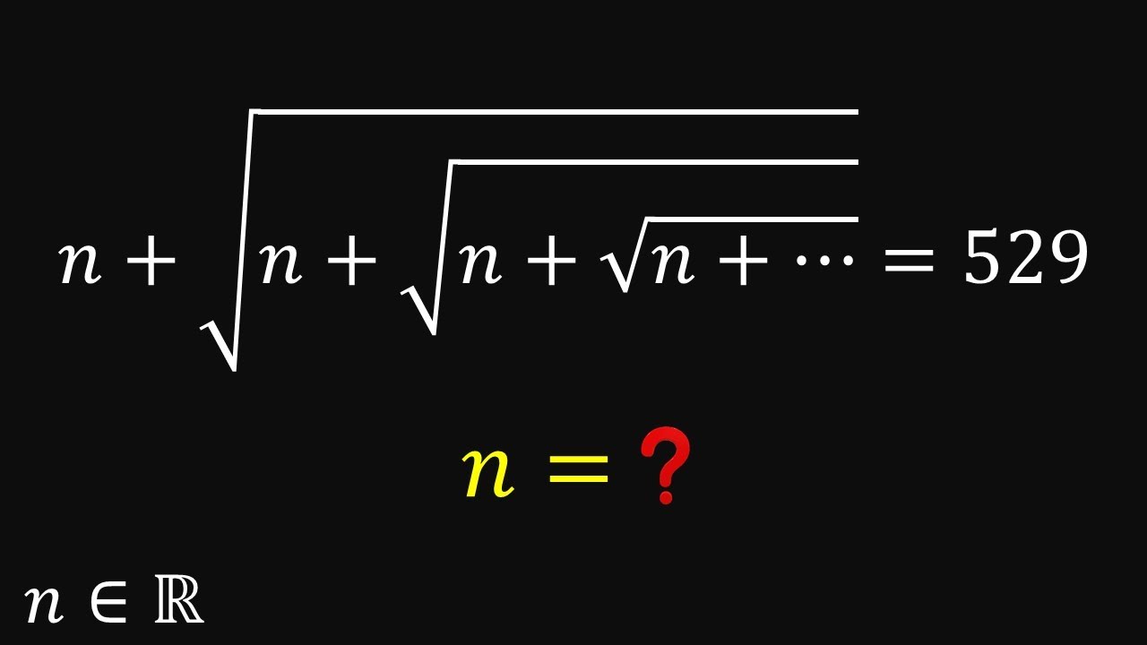 Math Olympiad: Find n - YouTube