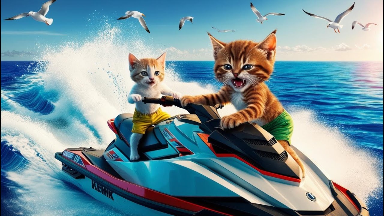 Kitten Ice Skating Adventure! ⛸️🐱 The Cutest Wint - YouTube