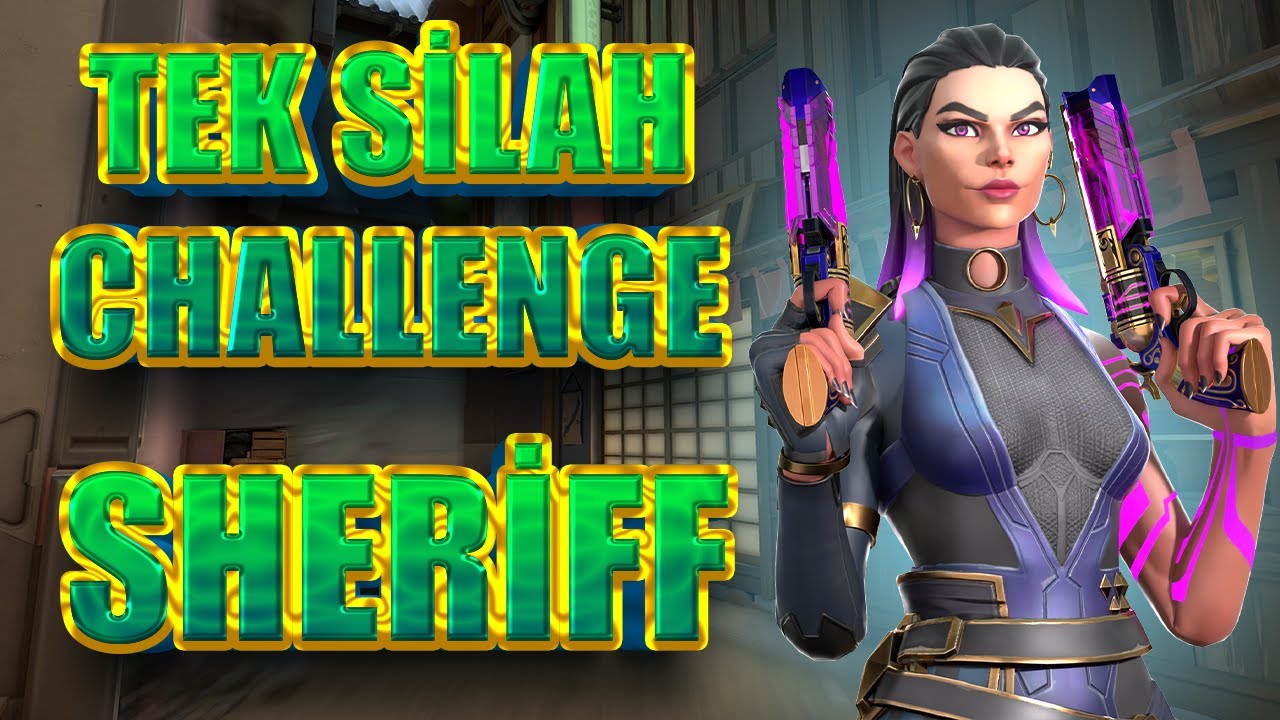 Valorant Tek Silah Challenge - SHERIFF - YouTube