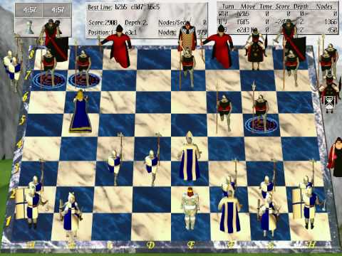 Chess Wars - DOS Longplay - Part 005 - Menu and Gameplay (at Beginner ...