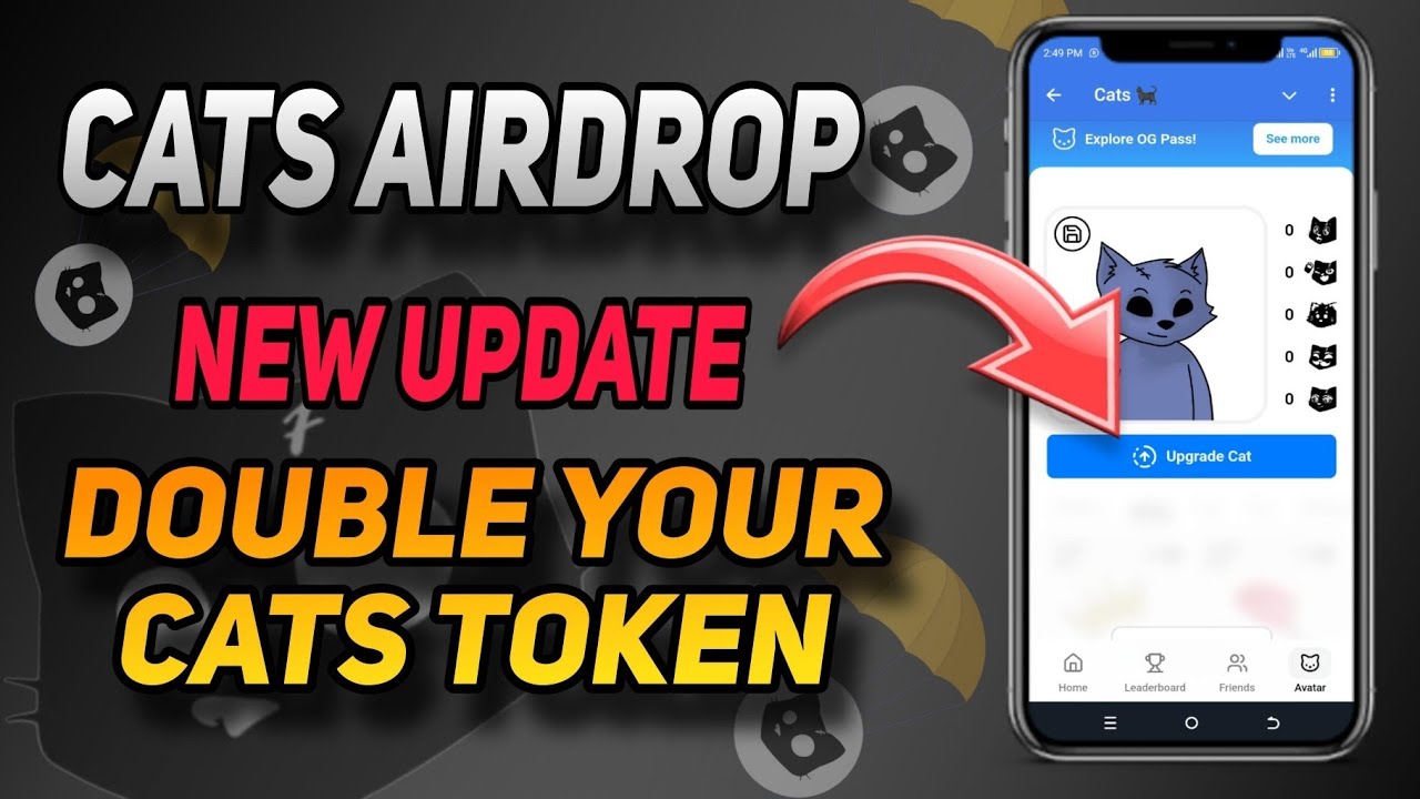 Cats Airdrop New Update| Double your Cats Tokens| Cats Telegram Mining ...