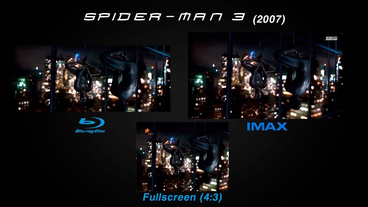 Spider-Man 3 | 'Black Spider-Man' Scene | Blu-Ray Vs. IMAX Vs ...