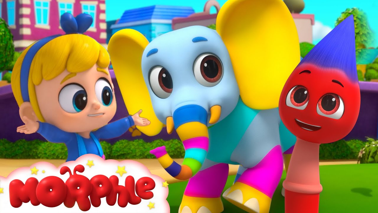 Morphle the Paintbrush - @Morphle | Kids Cartoons | Moonbug Kids - YouTube