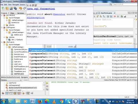 Inserting data into database - YouTube