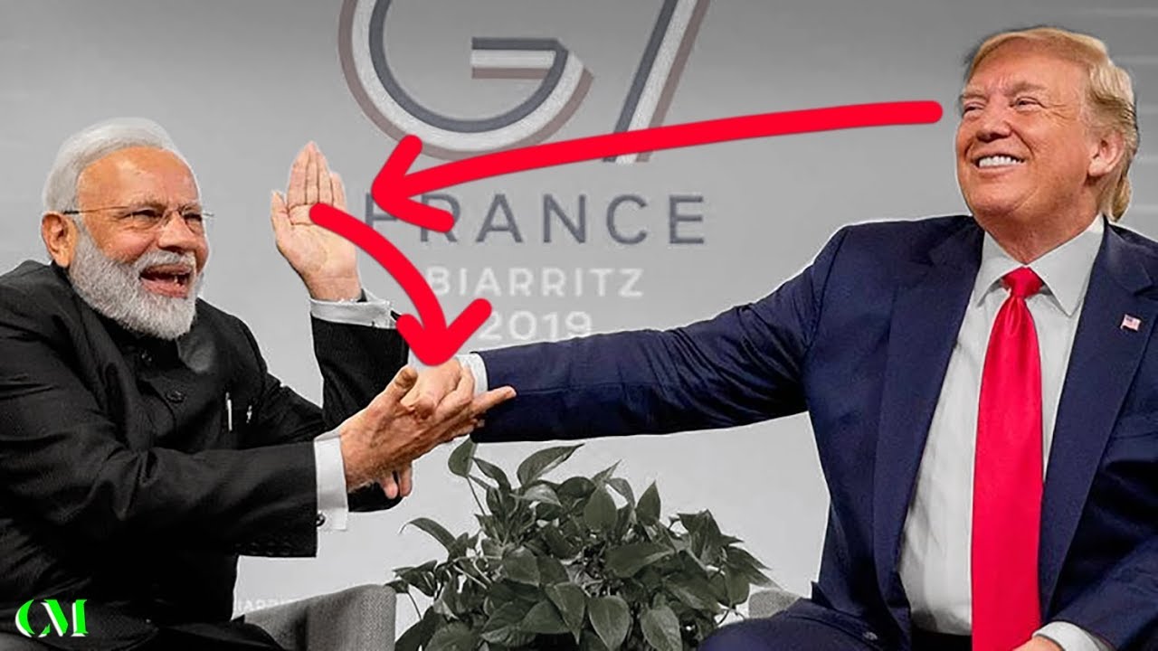 TRUMP VS MODI - Epic Handshake Battle | Full Analysis - YouTube