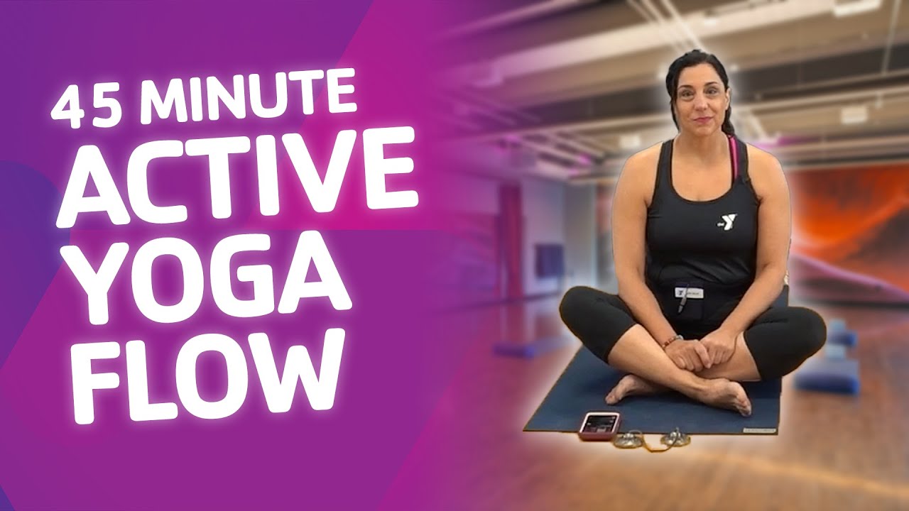 45 Minute Active Yoga Flow - YouTube