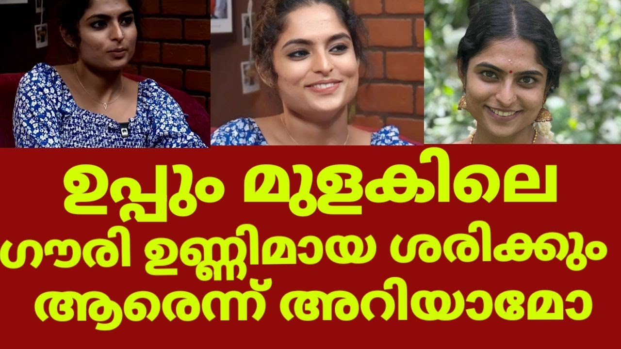 ഉപ്പും മുളകിലെ ഗൗരി ആരെന്ന് അറിയാമോ | Gouri unnimaya uppum mulakum 3 | Uppum mulakum 3 episode ...
