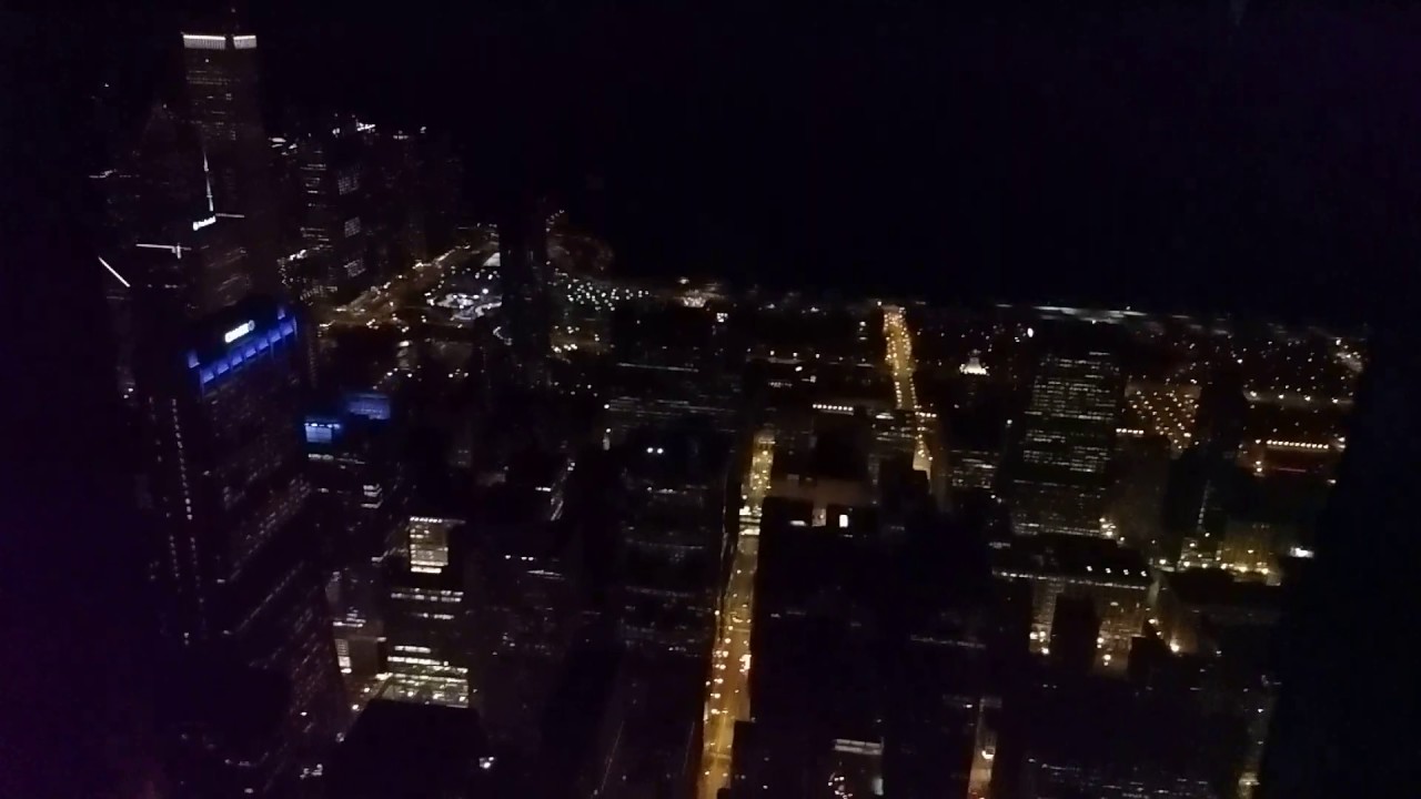 Skydeck Chicago at Night - YouTube