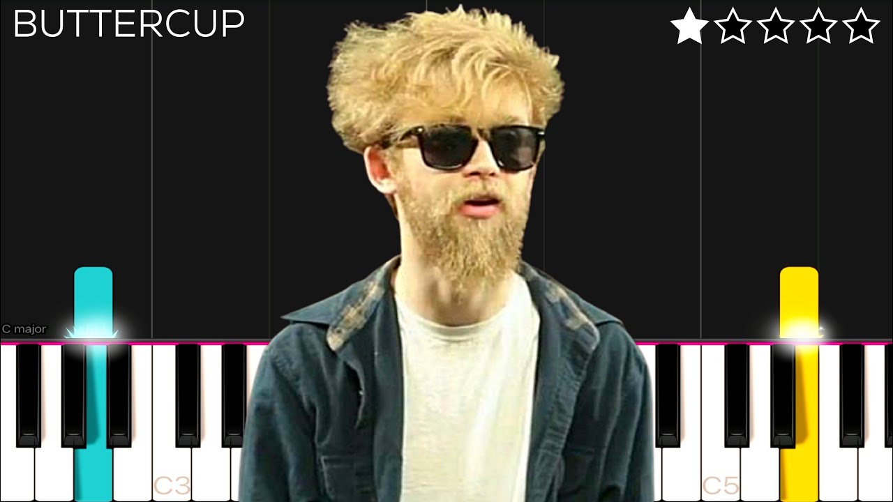 Jack Stauber - Buttercup | EASY Piano Tutorial - YouTube