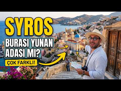 Yunanistan’da Böyle Bir Ada Beklemiyorduk! 🇬🇷  Syros | Gezilecek Yerler & Fiyatlar