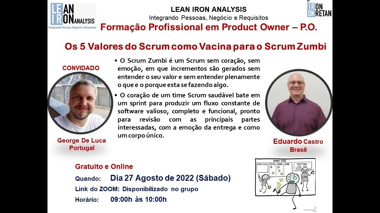Os Valores do Scrum como Vacina para o Scrum Zumbi - YouTube