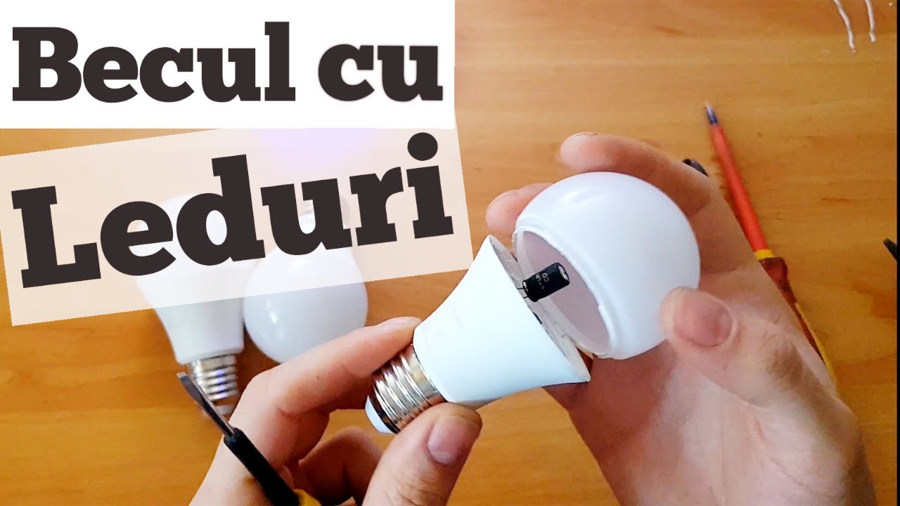 Ce conține un bec cu leduri? Denumiri componente - YouTube