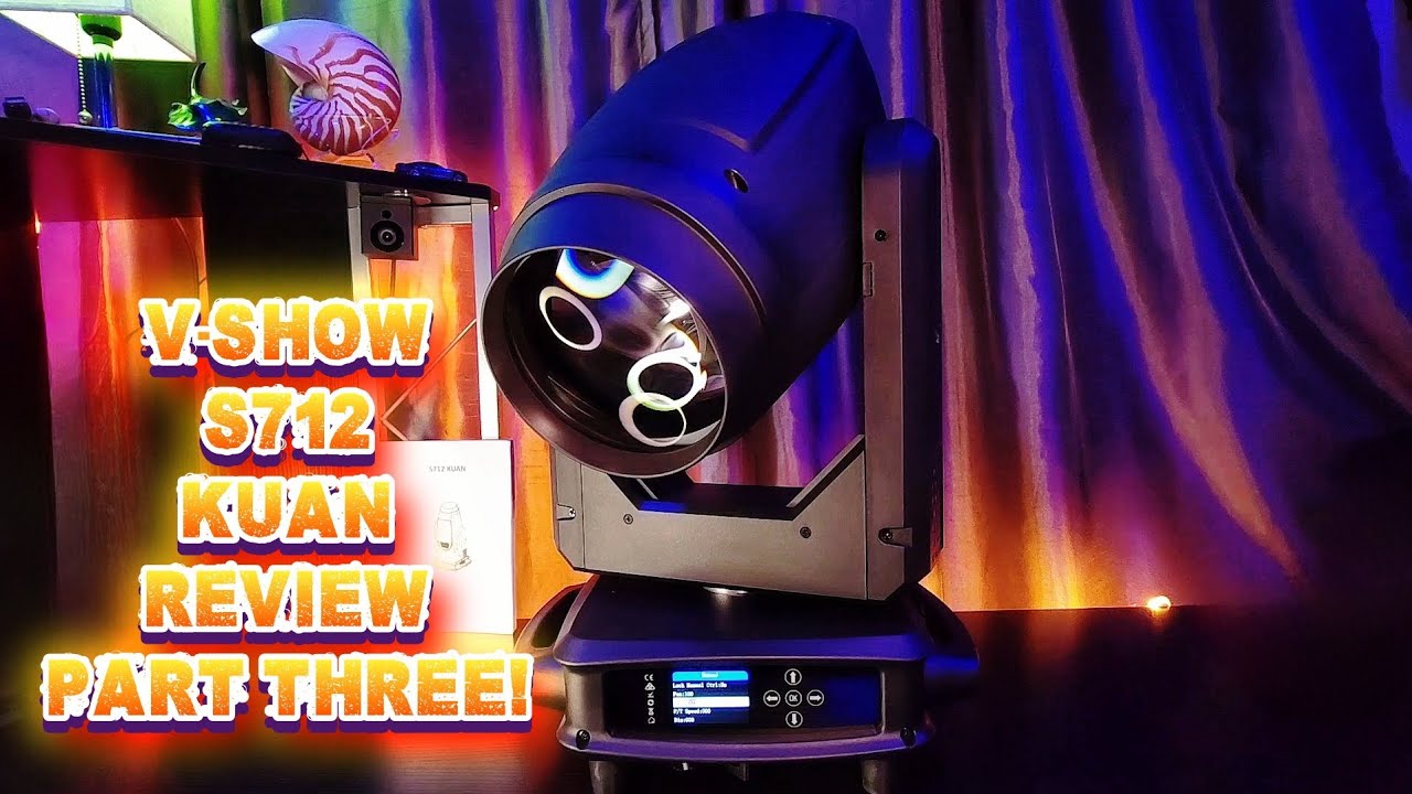 V-Show S712 Kuan: Is This Moving Head Light Worth It? (Review) Part ...