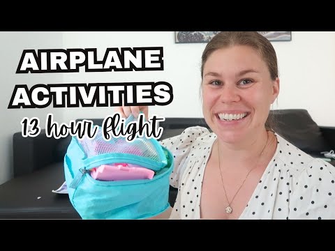 What Actually Kept My 4 Kids Happy on a 13 Hour Flight - Airplane Activities & Travel Entertainment