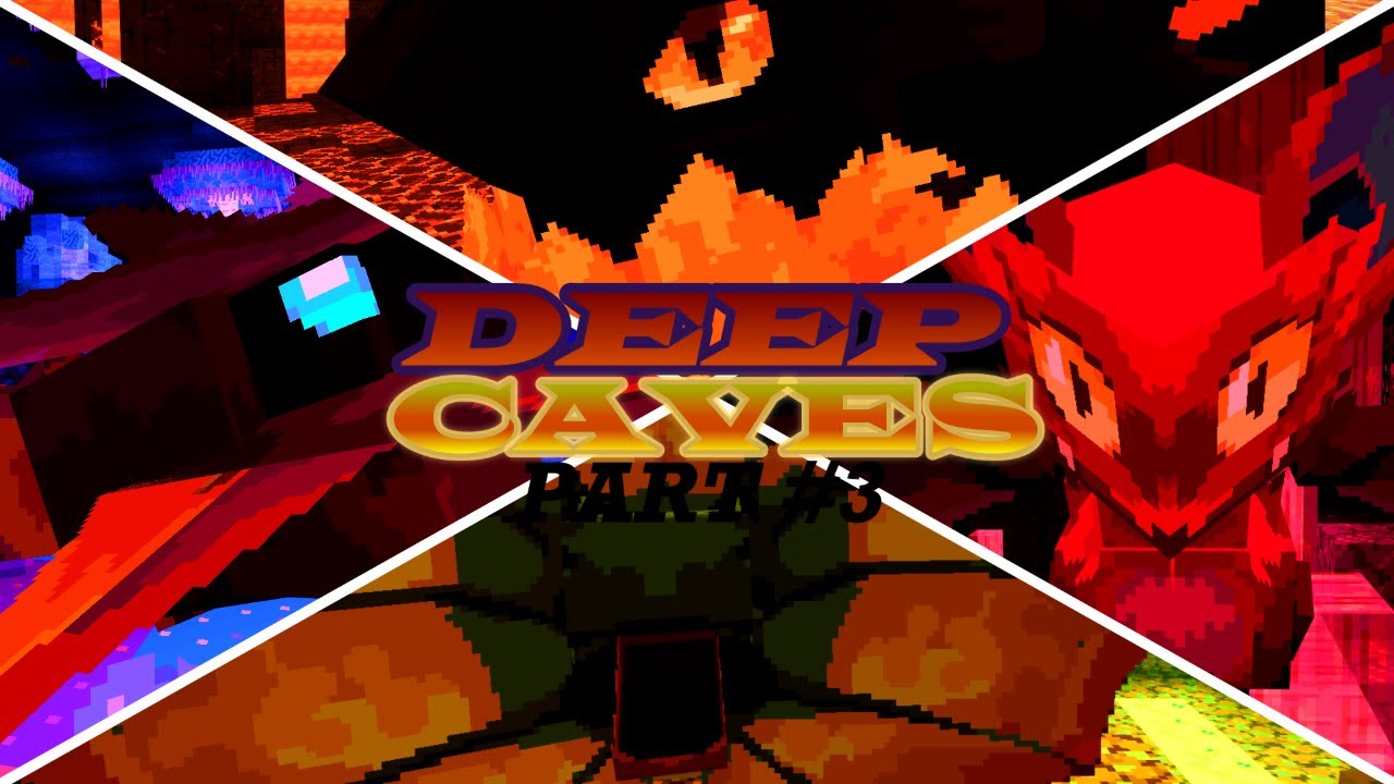 Minecraft: Deep Caves PART 3 - FIGHTING ALL 4 BOSSES | Minecraft ...