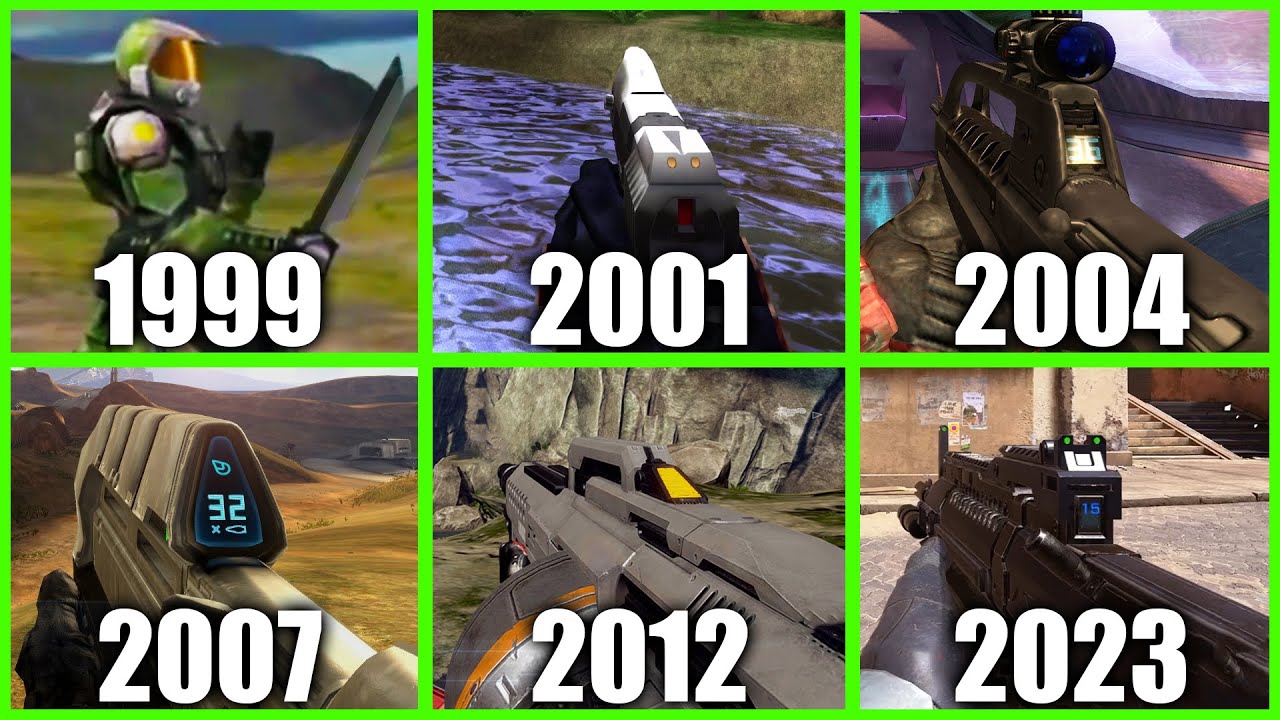 Evolution of UNSC Weapons in Every Halo Game (1999 - 2023) - YouTube