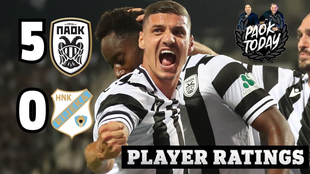 ΠΑΟΚ-ΡΙΕΚΑ 5-0 Κριτική: Την ΙΣΩΠΕΔΩΣΕ! Σούπερ Ντέλιας-Μεϊτέ Κεφάτος ...
