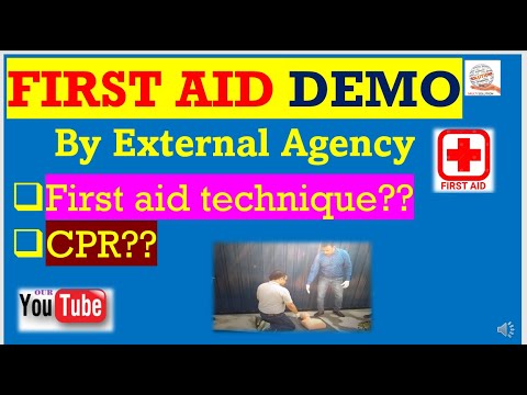 First Aid Demo II Practical II By External Agency II CPR - YouTube