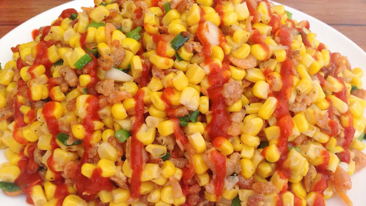 Vietnamese Stir Fried Corn with Dried Shrimp - Bap Xao Tam Kho - YouTube