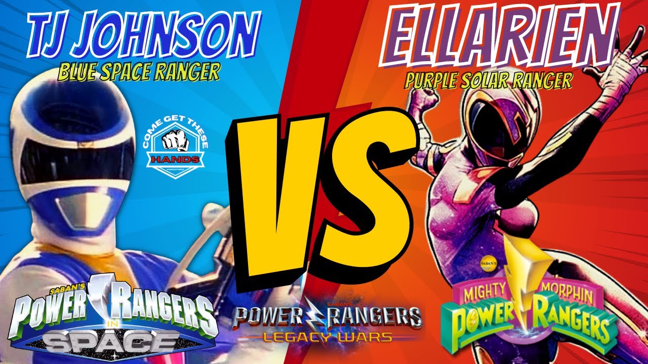 Power Rangers Legacy Wars | Blue Space Ranger TJ Johnson VS Purple ...